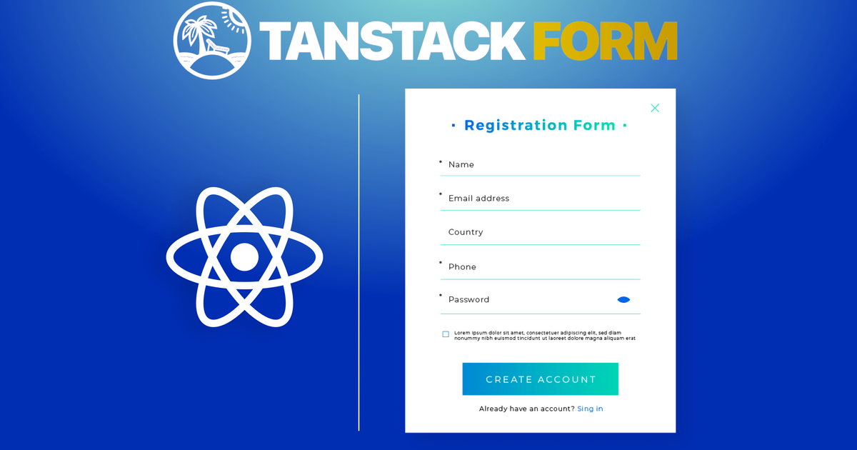 TanStack Form: All-in-one Form Handling for React TanStack Form: All-in-one Form Handling for React