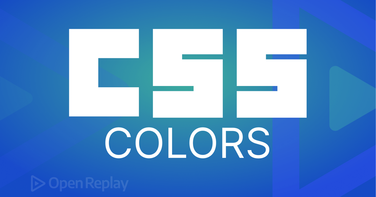 Color Types In CSS