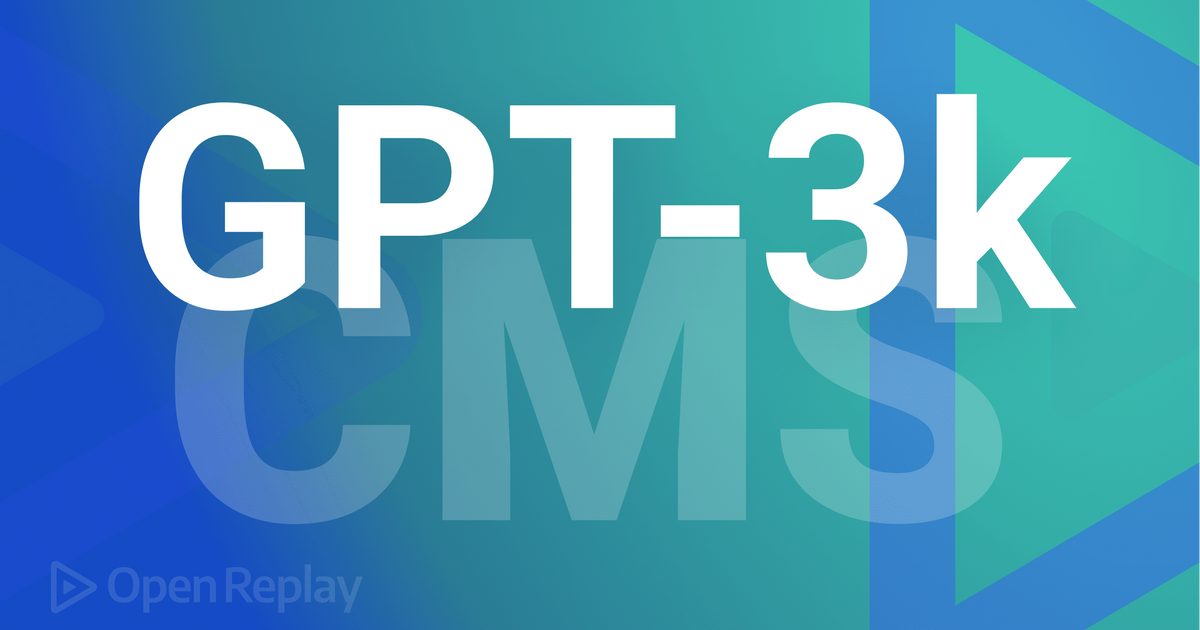 Using Gpt 3 As A Content Management System Cms